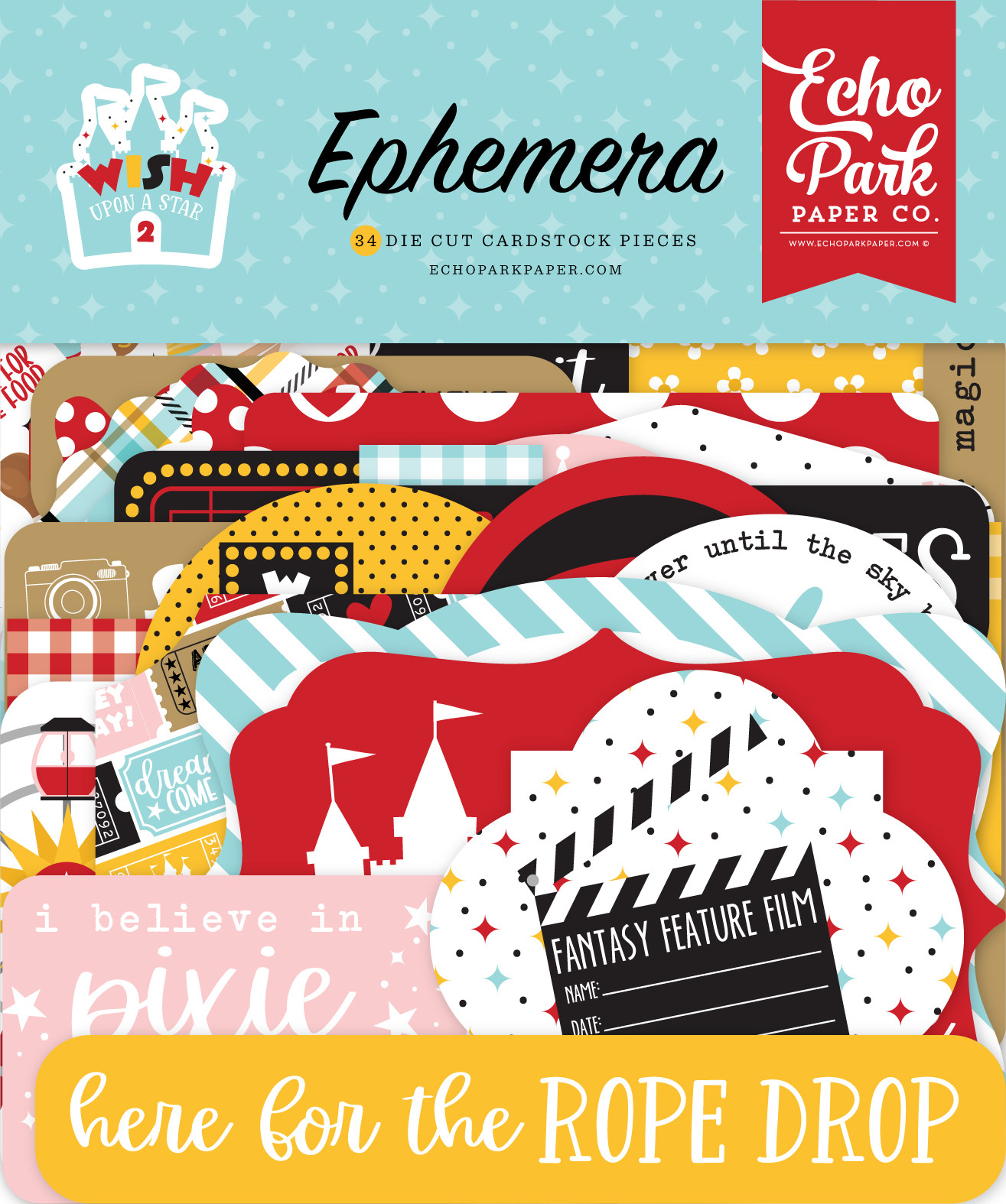 Wish Upon A Star 2 Ephemera - Echo Park Paper Company