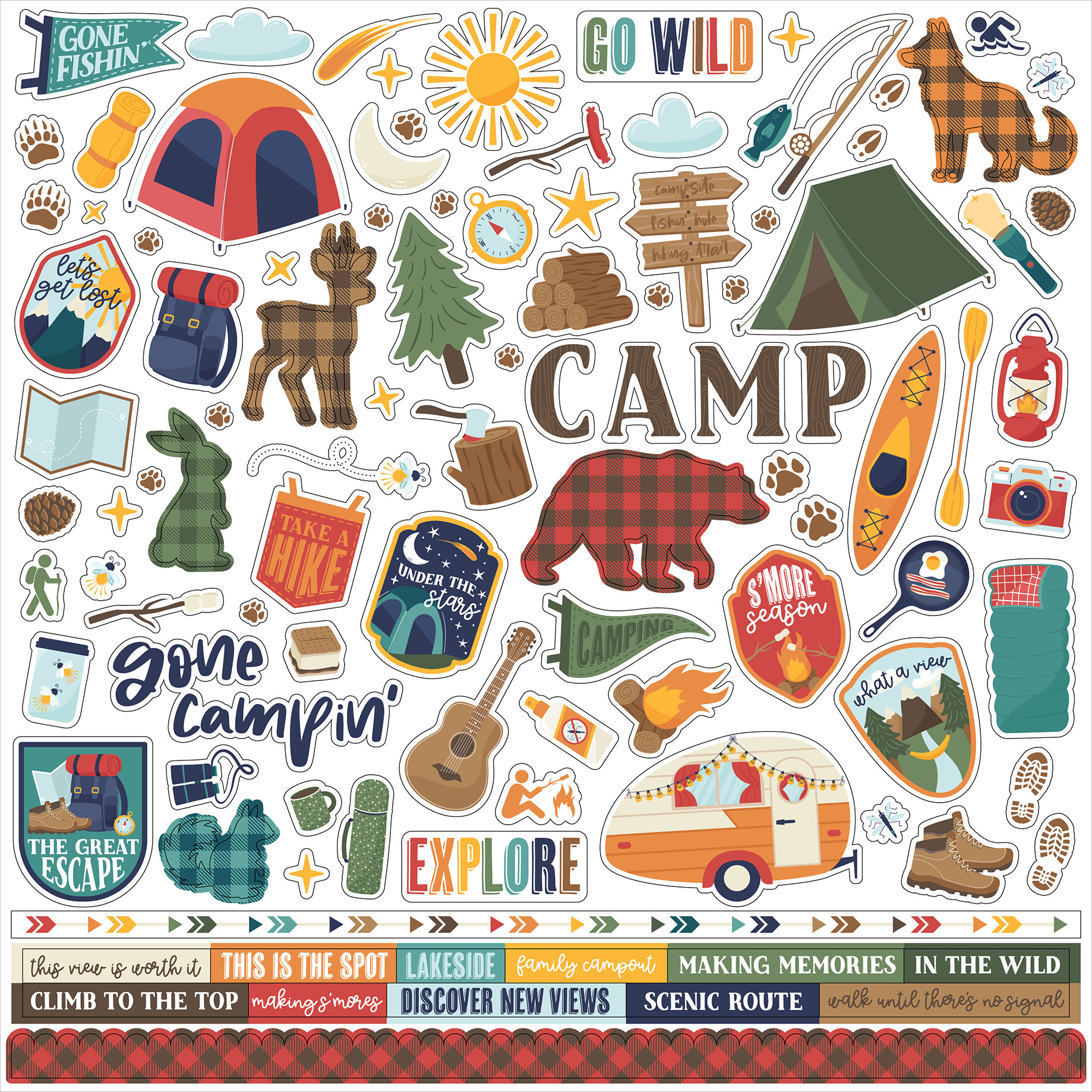 Into The Wild Element Sticker - Echo Park Paper Company
