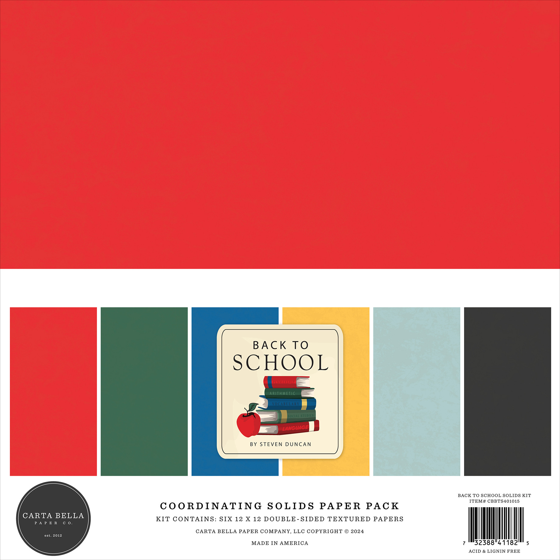 Back To School Solids Kit - Echo Park Paper Company