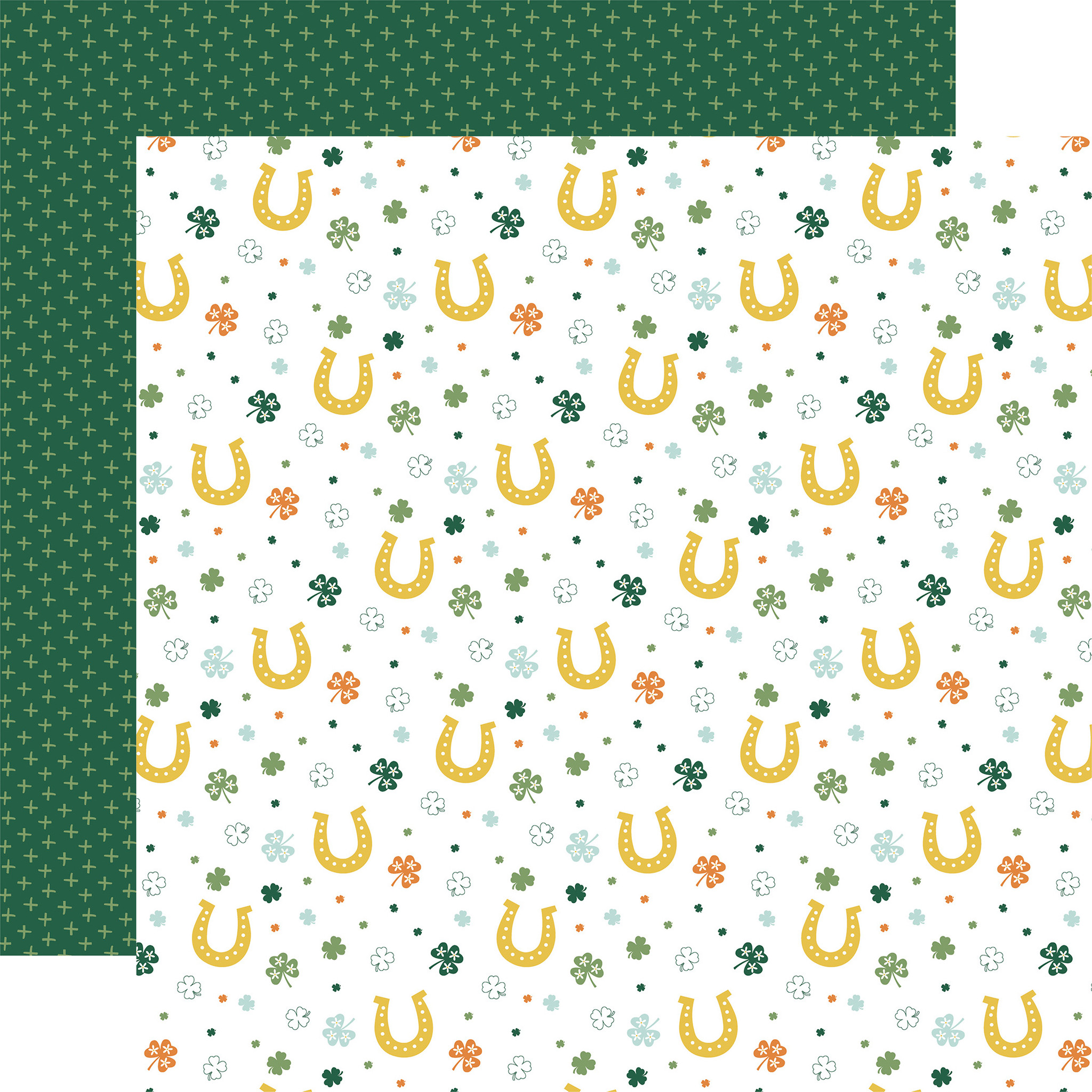 Lucky Charm: Lucky Charms 12x12 Patterned Paper - Echo Park Paper Company