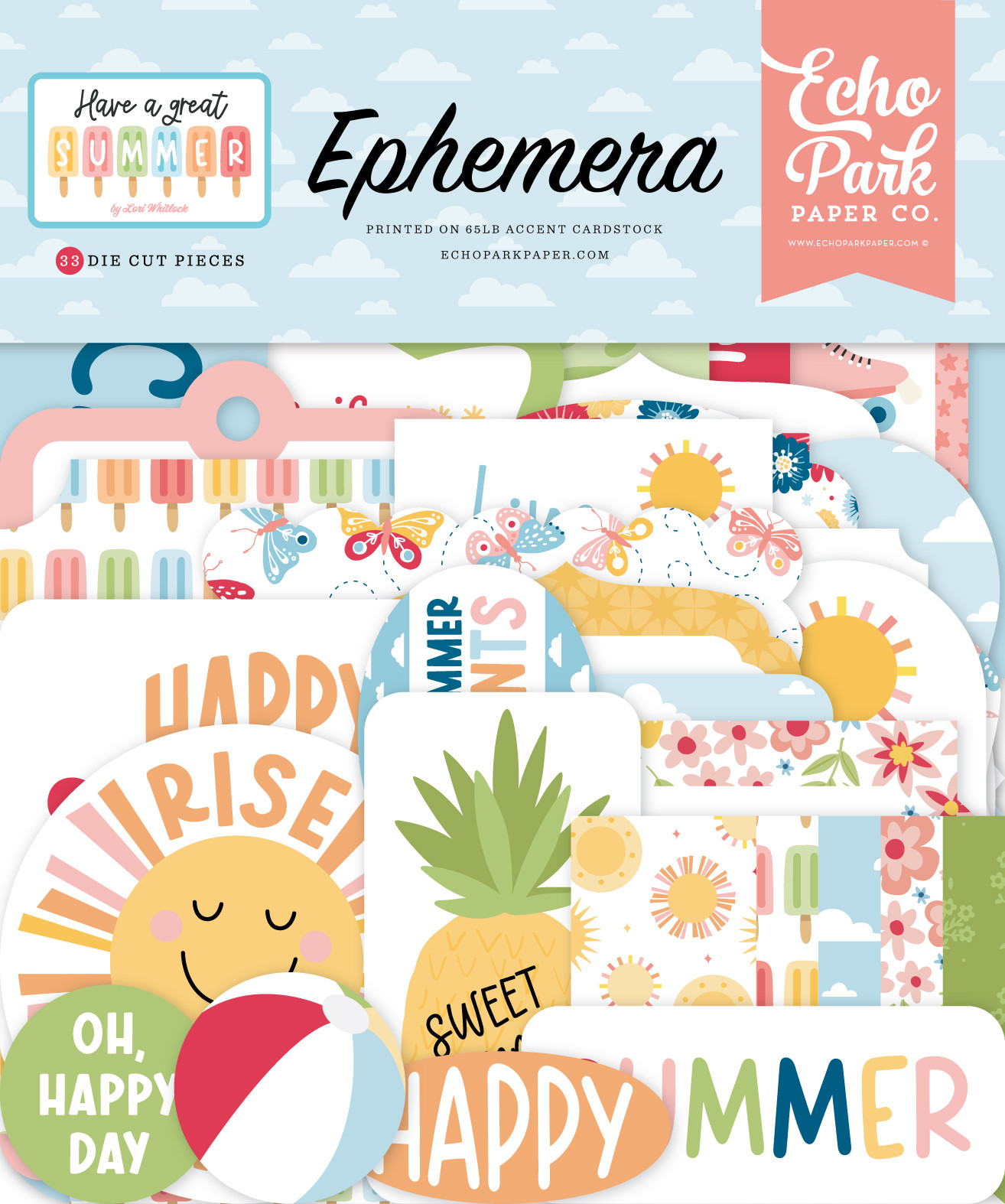Have A Great Summer Ephemera - Echo Park Paper Company