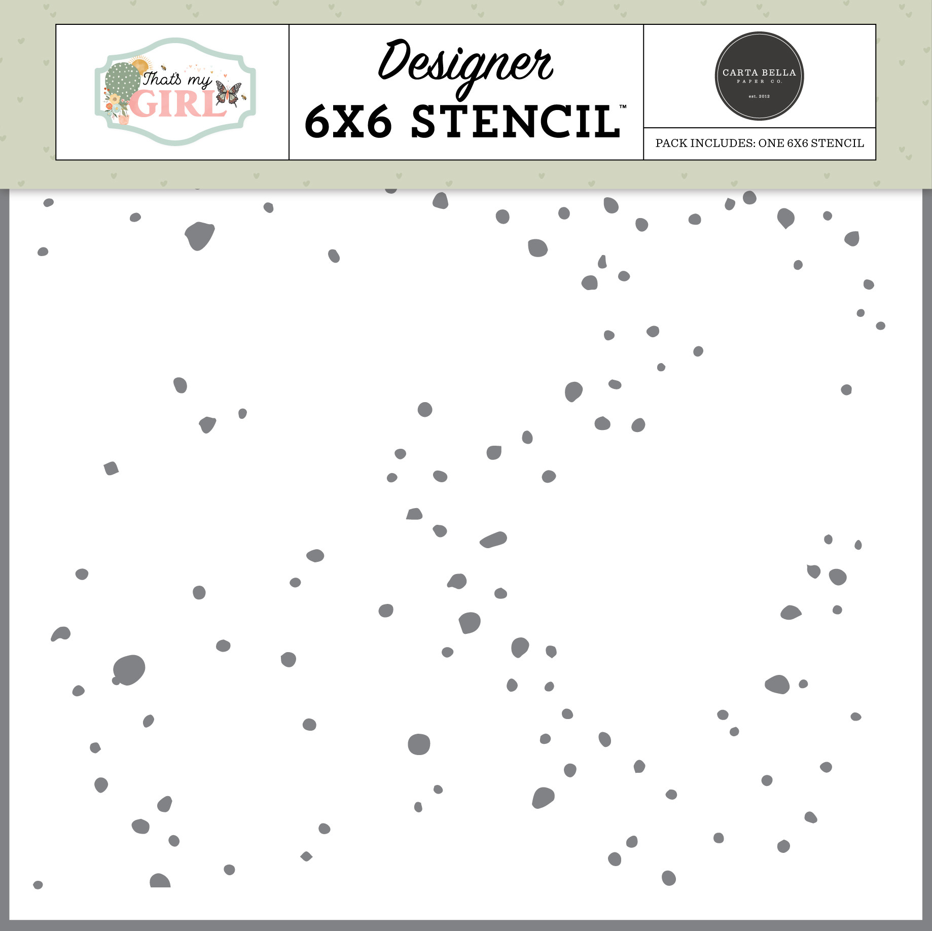 That's My Girl: Create Paint Splatter Stencil - Echo Park Paper Company