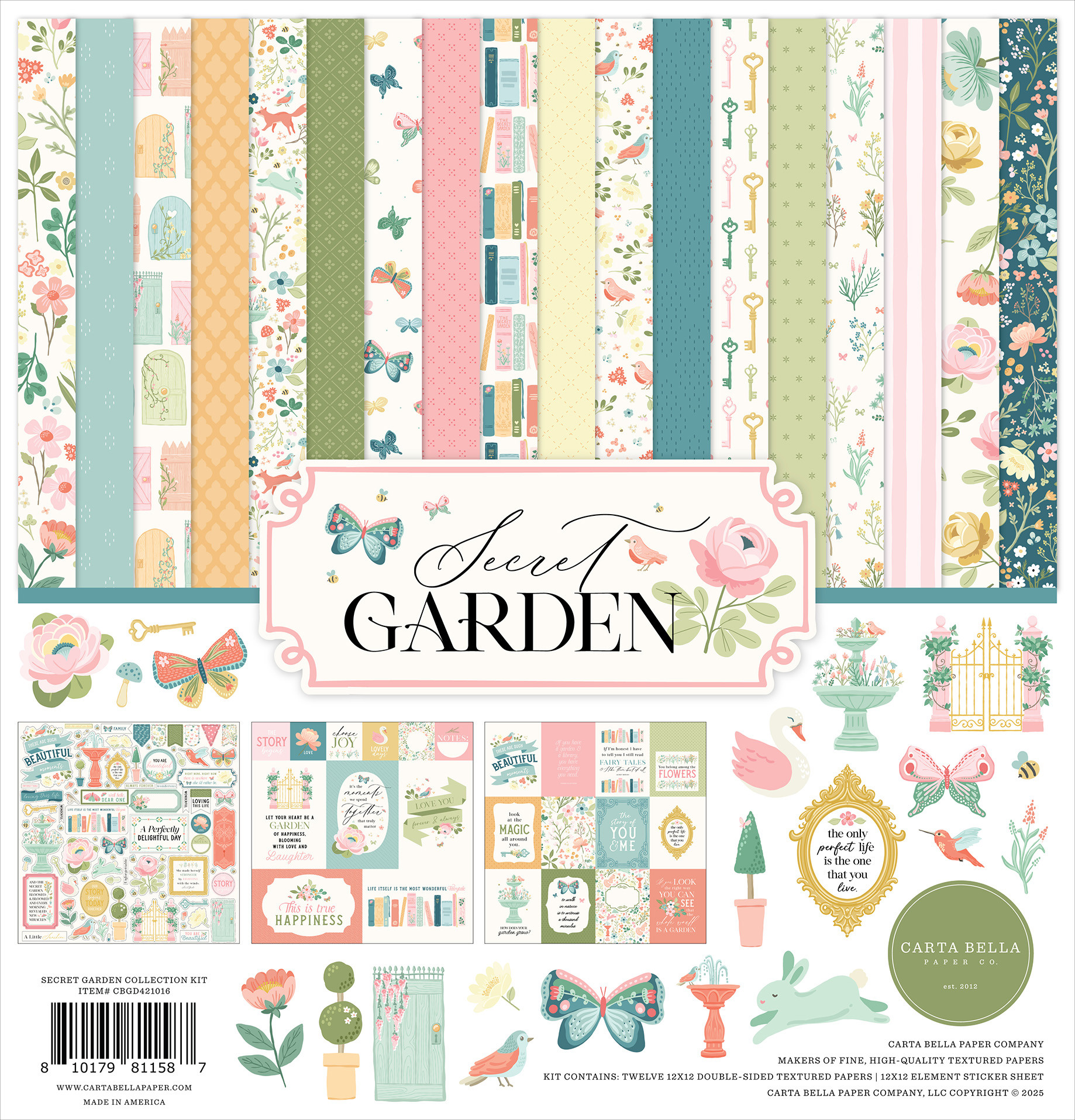 Secret Garden Collection Kit - Echo Park Paper Company