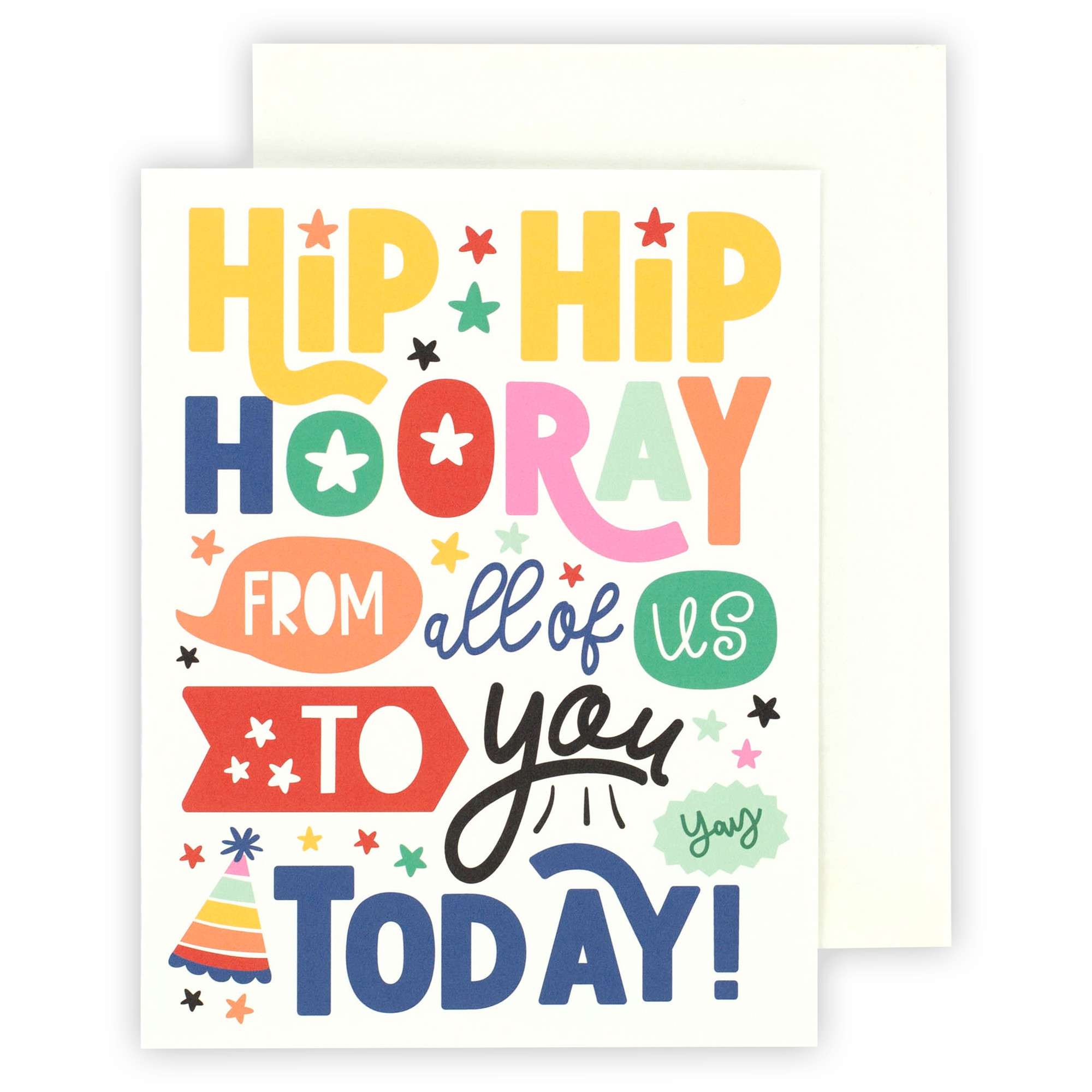 Hip Hip Hooray Greeting Card - Echo Park Paper Company