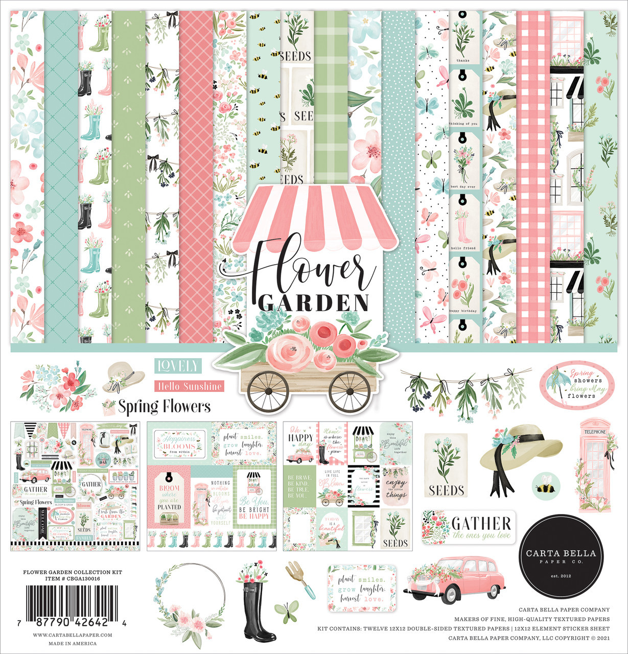 Flower Garden Collection Kit - Echo Park Paper Company