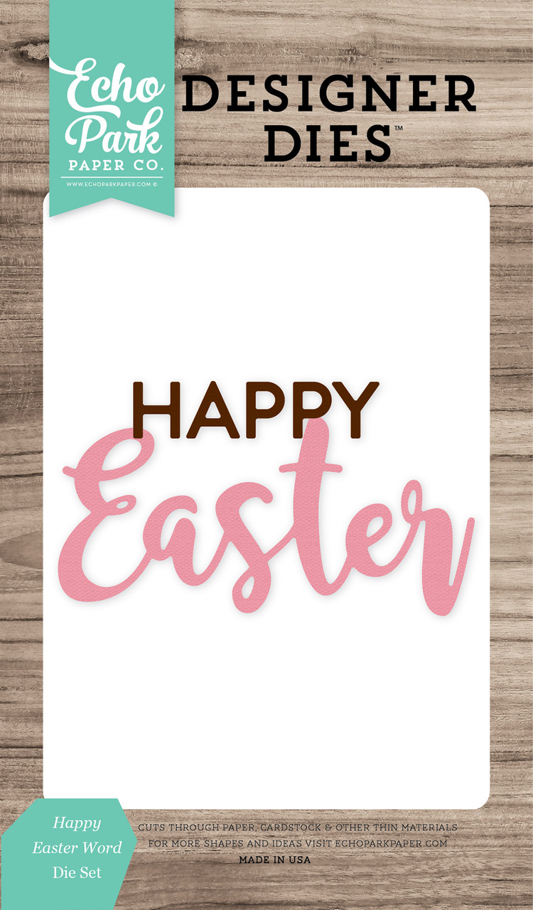 Happy Easter Word Medium Die Set - Echo Park Paper Company