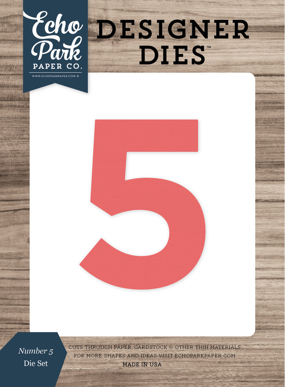Number 5 Medium Die Set - Echo Park Paper Company