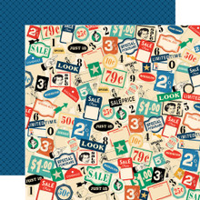 Mercantile: Mercantile Ad Clippings 12x12 Patterned Paper - Echo Park ...