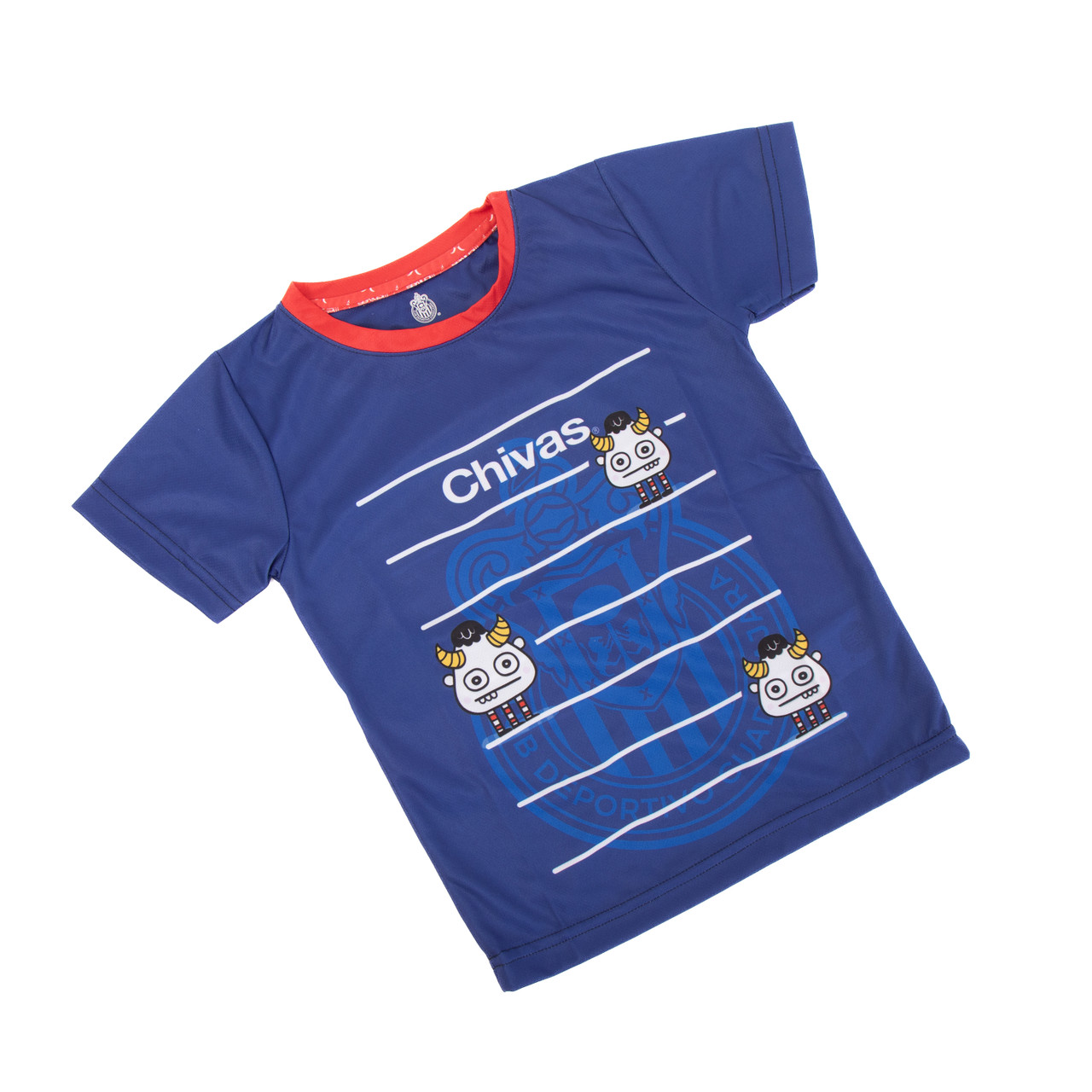 PLAYERA NIÑO AZUL CHIVA MONSTER