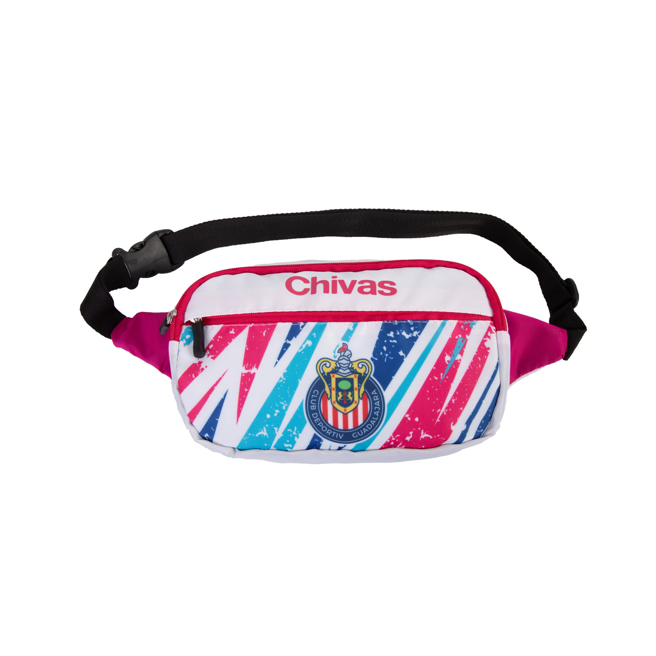 CANGURERA BLANCA GRECAS PALABRA Y ESCUDO CHIVAS