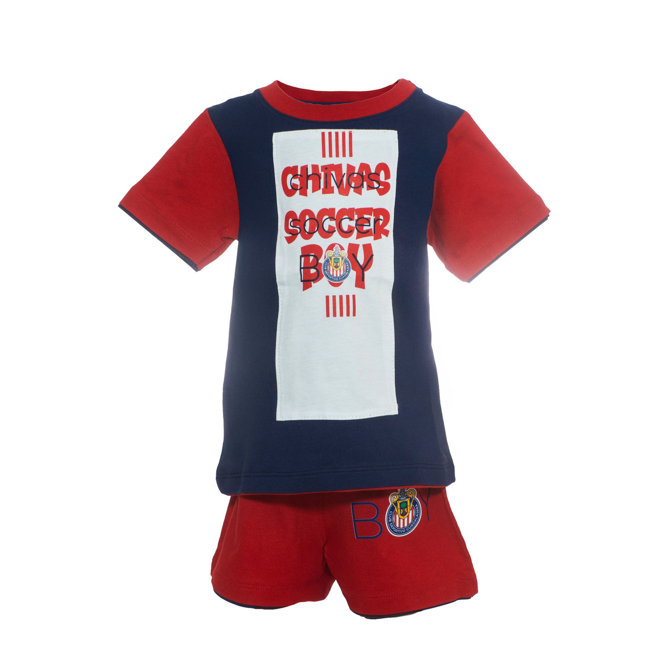 CONJUNTO CON SHORT SOCCER BOY PARA BEBÉ