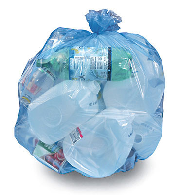 Linear Low Density Blend Bags - Blue Tint - Action Plastic Sales