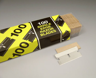 Single Edge Replacement Blades (Qty) 100 Items - Action Plastic Sales