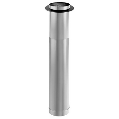6" DuraVent DuraBlack Stainless Steel Telescoping 44" - 68" Pipe - The ...