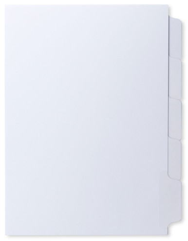 A5 Divider Index Tabs 5-Bank | In Stock, Ships Today