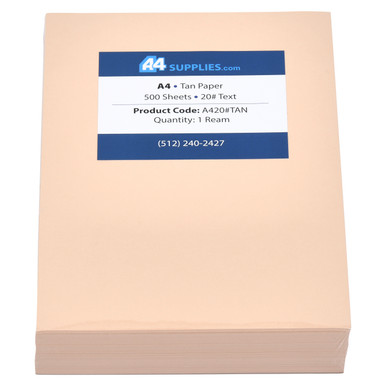 A4 Tan Copy Paper | Free Shipping On Orders Of $500