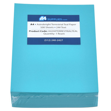 A4 Teal Copy Paper | Free Shipping On Orders Of $500