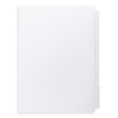 A4 4 Bank Mylar Tab Dividers Blank Printable (By The Box)
