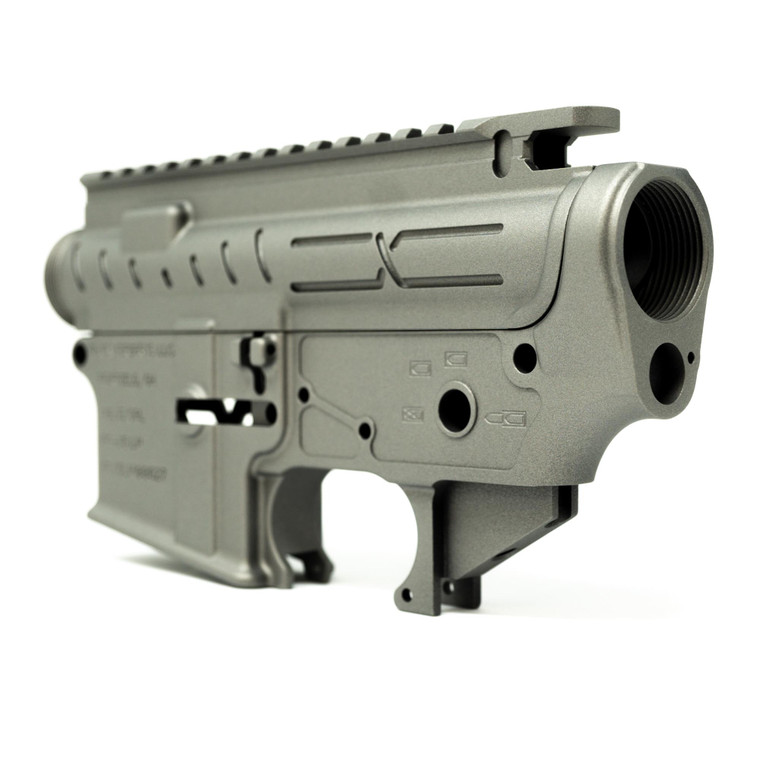 FAXON X-TRA LITE AR15 RECEIVER SET - TITANIUM CERAKOTE® - STRIPPED