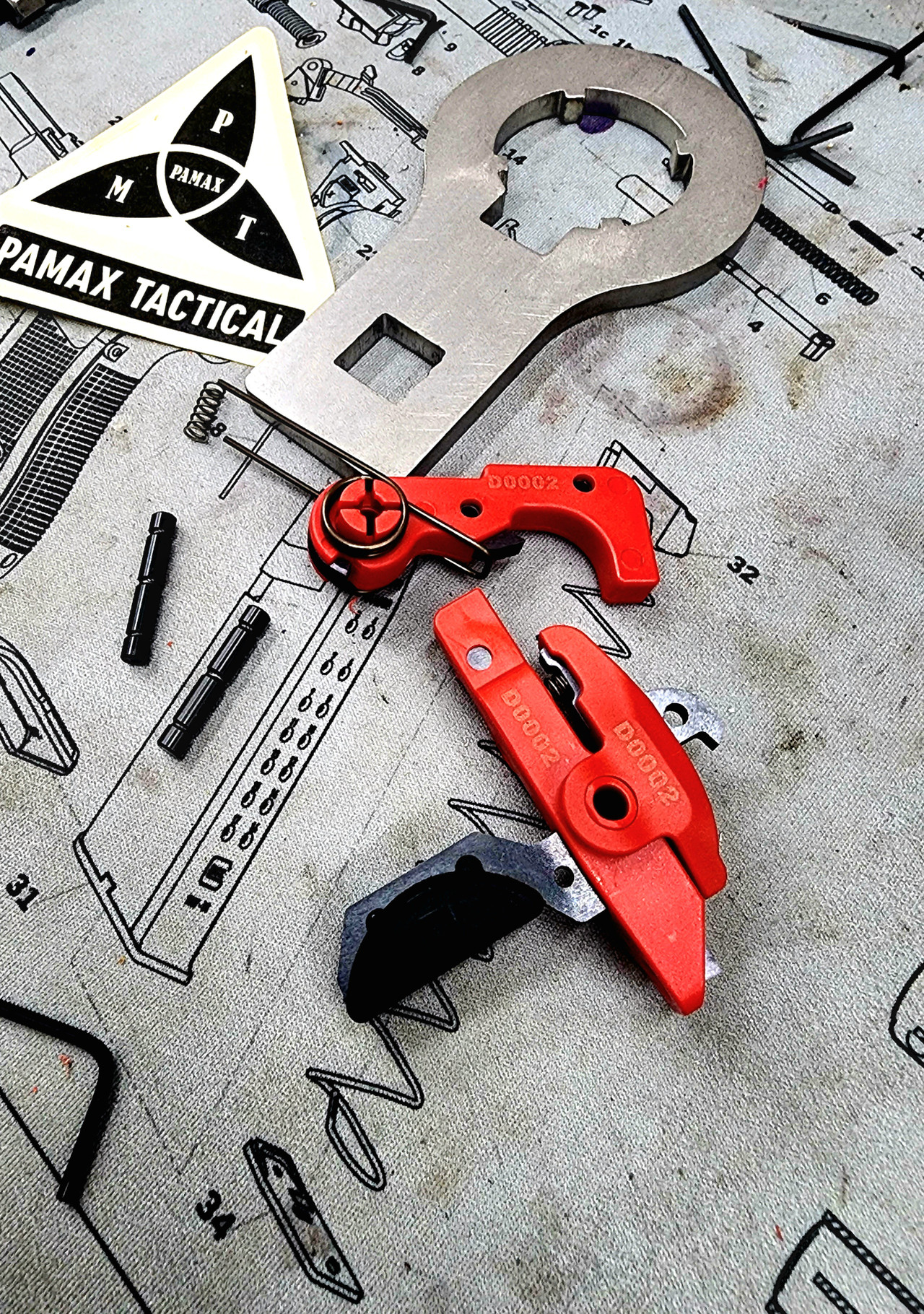 MA Hybrid AR15/AR10 4.5lb Trigger & Fire Control Group