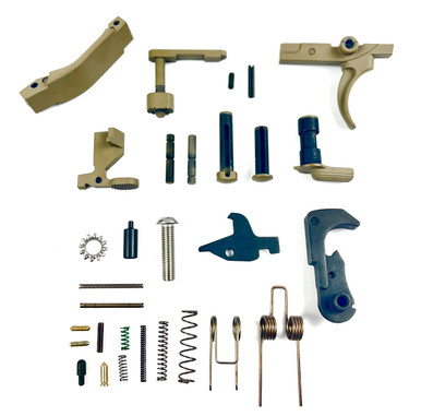 AR15 FDE Lower Parts Kit LPK - PAMAX Tactical