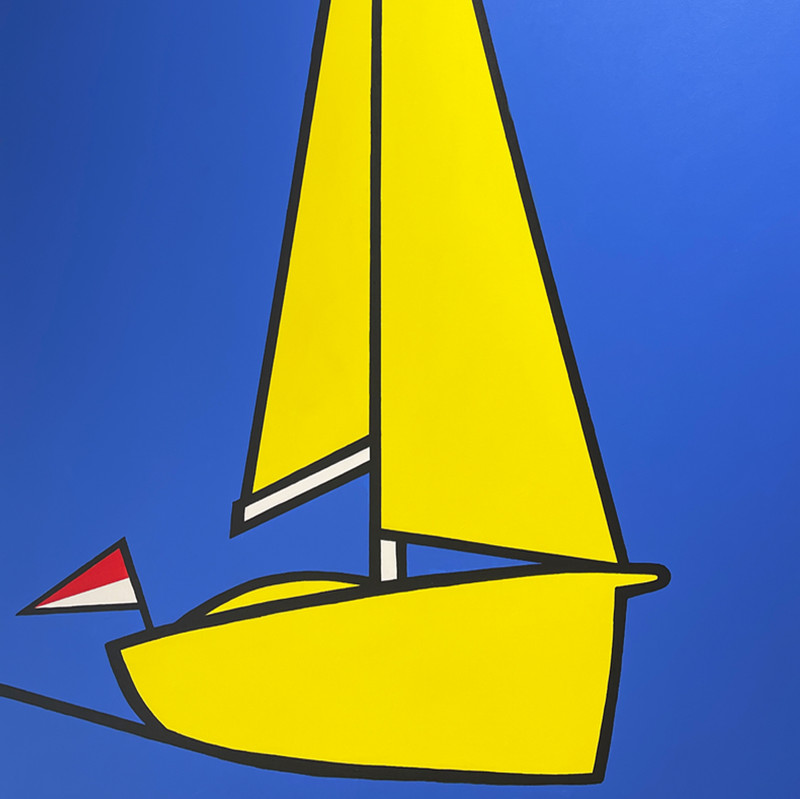 YELLOW YACHT - WALSH GALLERY MONACO