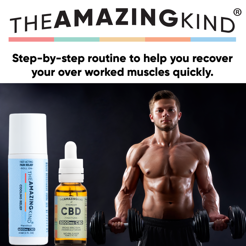 Post Exercise Muscle Recovery – 4 Steps: Rest, Ice, CBD & CBD - The Amazing Kind