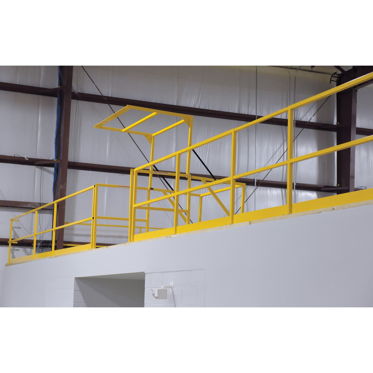 Vestil MEZZ-200 Mezzanine Safety Gate 42 IN Rail Height