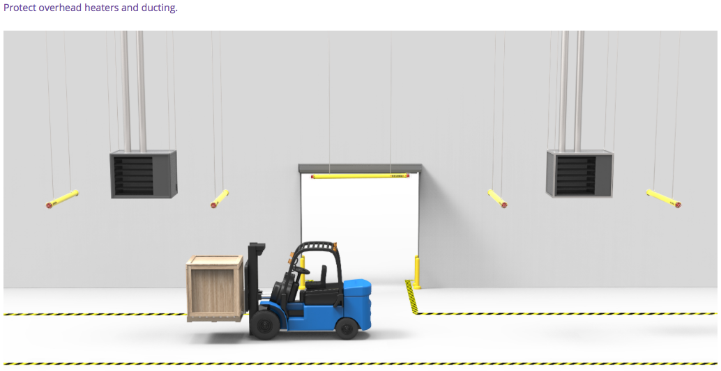 Alvarado WM-3 8'-10' Watchman Forklift Collision Avoidance System, A/C ...