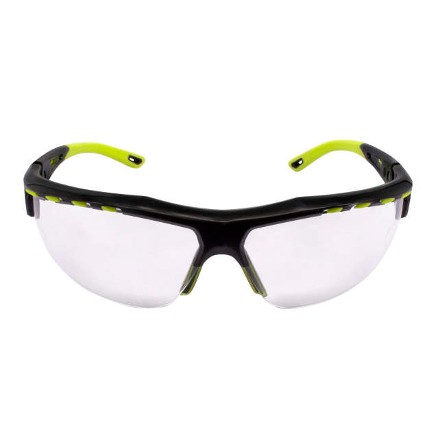 Radians TXE8-10ID Thraxus Elite Safety Eyewear, Clear, Hi-Vis Frame ...