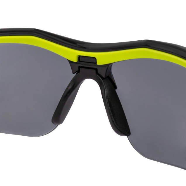 Radians TXE8-20ID Thraxus Elite Safety Eyewear, Smoke, Hi-Vis Frame ...