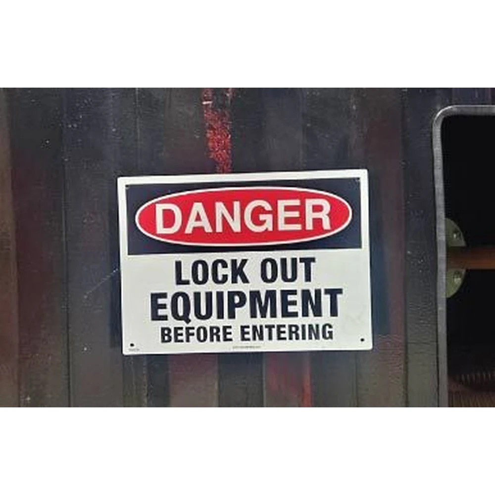 Reece Safety RLS105 Lockout Sign - Danger Breakers locked Out