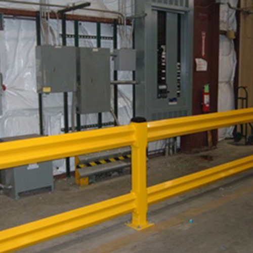 Savety Yellow Guardrail Rails