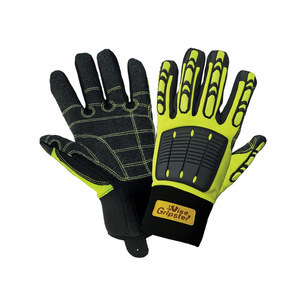 Global Glove Sg9966 Vise Gripster High Visibility Tpr Impact