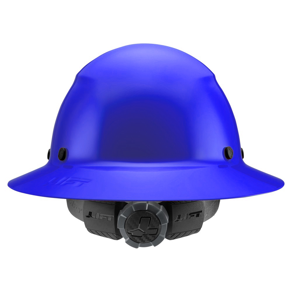 Lift Safety HDF-21BL DAX Fiber Resin Full Brim Hard Hat, Blue