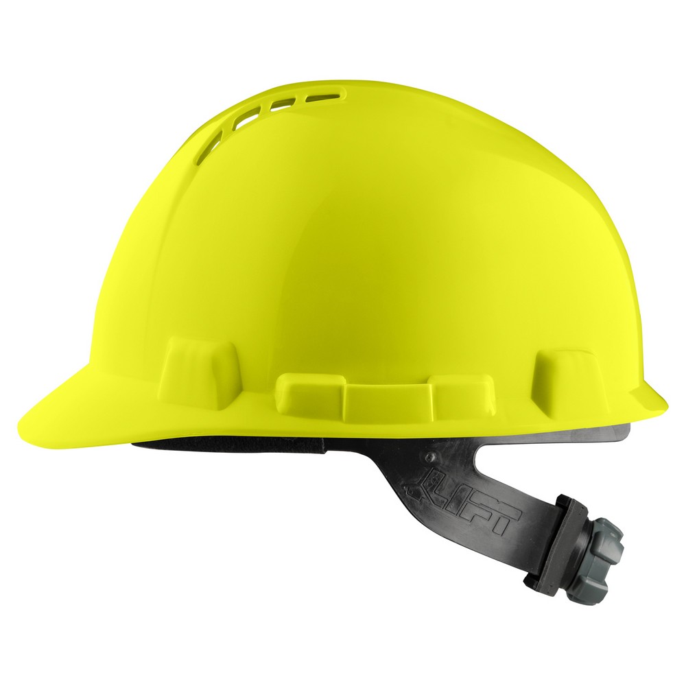 Lift Safety HBSC-20HV Briggs Vented Short Brim Hard Hat Hi-Vis Yellow