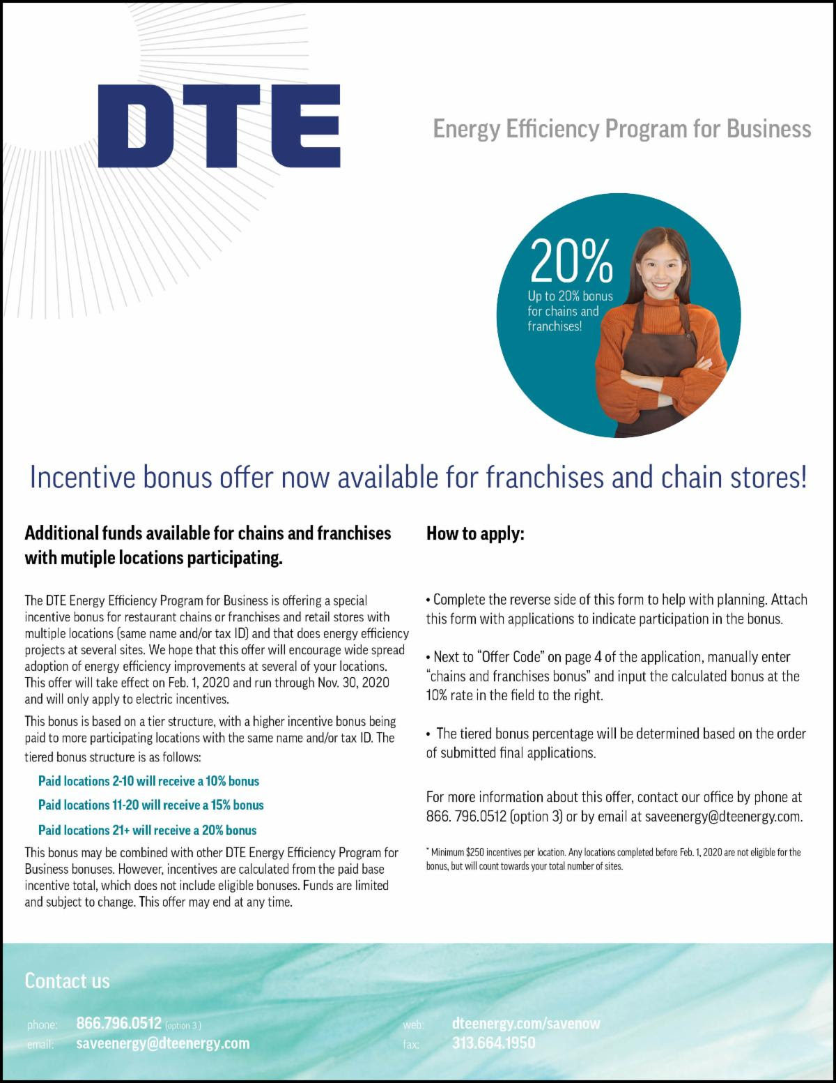 Four New Energy Efficiency Bonuses From DTE - The Safety Source LLC