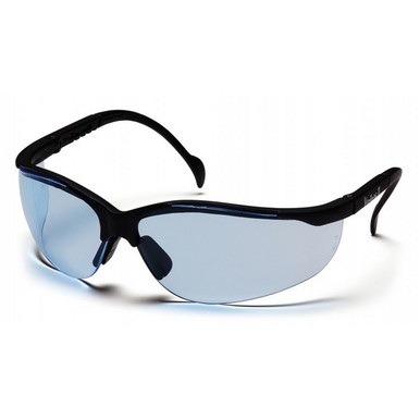 Pyramex Safety SB1860S Venture II - Black Frame/Infinity Blue Lens ...