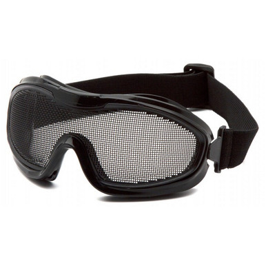 Pyramex Safety G9WMG Wire Mesh Goggle - Black goggle with single wire ...