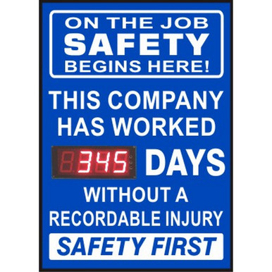 Safehouse Signs LTA-121259 On The Job Safety Begins Here! This Company ...