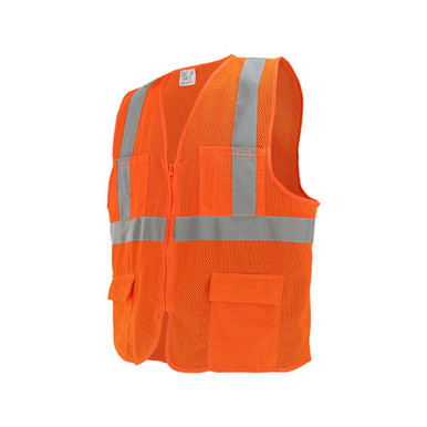Global Glove GLO-270 FrogWear HV High-Visibility Orange Lightweight ...