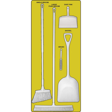 AccuformNMC PSB710YLWT Dry Zone Store-Boards Shadow Boards Ultra Aluma ...