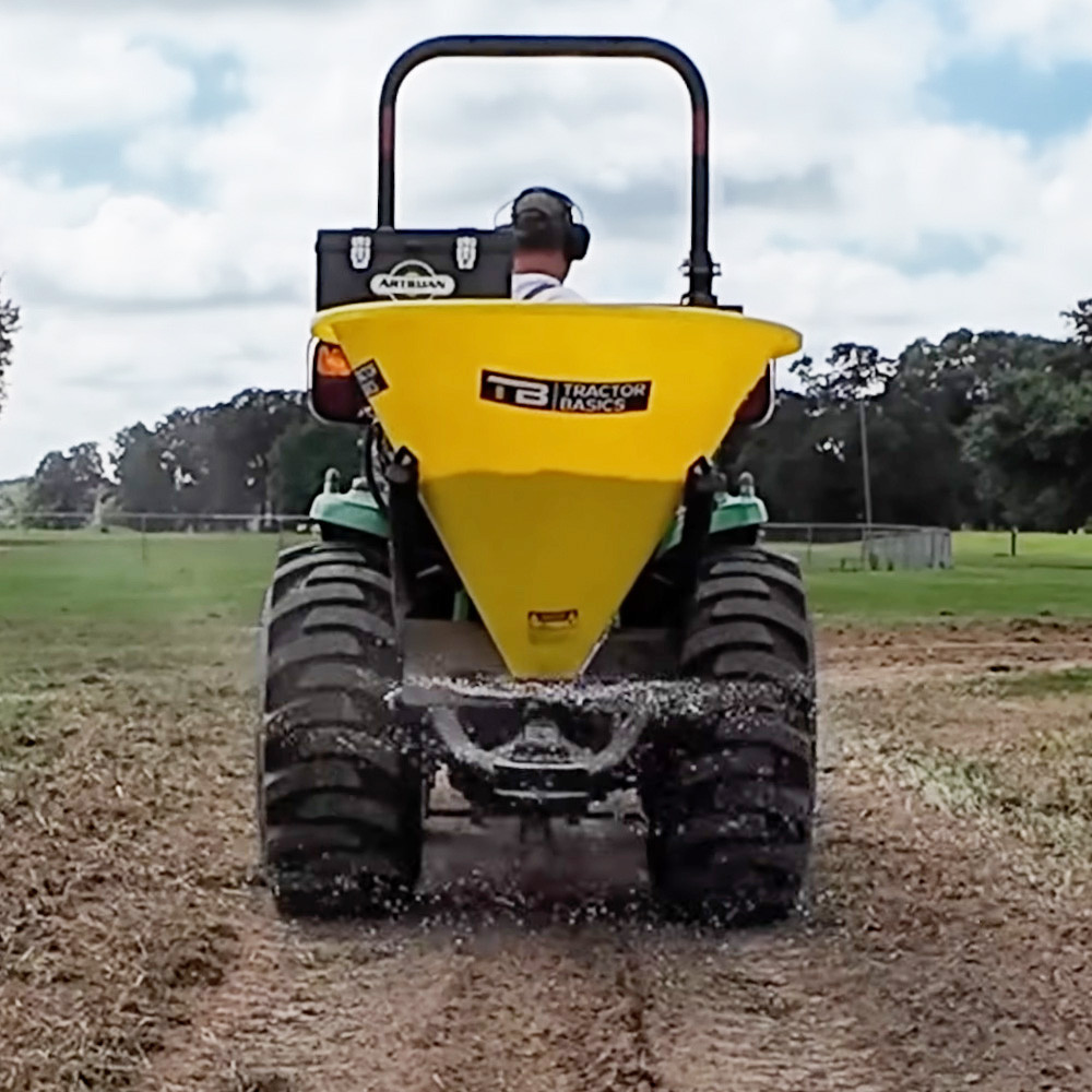 Tractor Basics 9500 Poly Hopper Spreader | Skid Steer Solutions