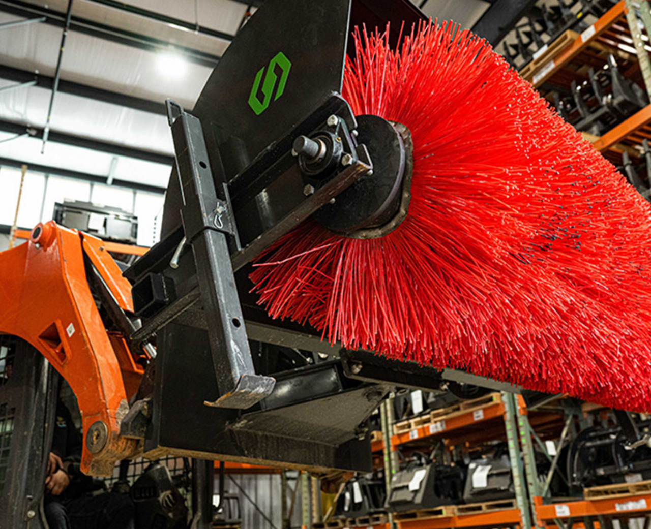 Manual vs. Hydraulic Angle Brooms - Skid Steer Solutions