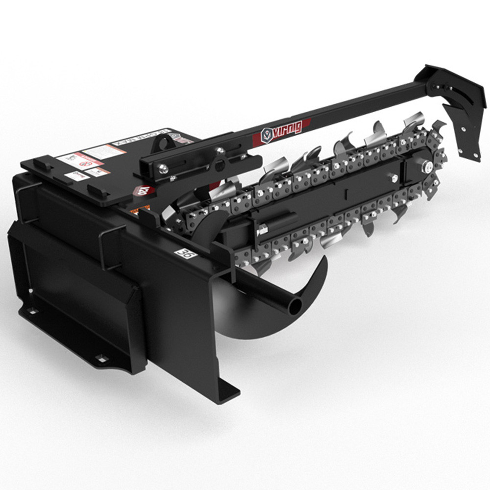 Virnig V20 Mini Skid Steer Trencher | Skid Steer Solutions