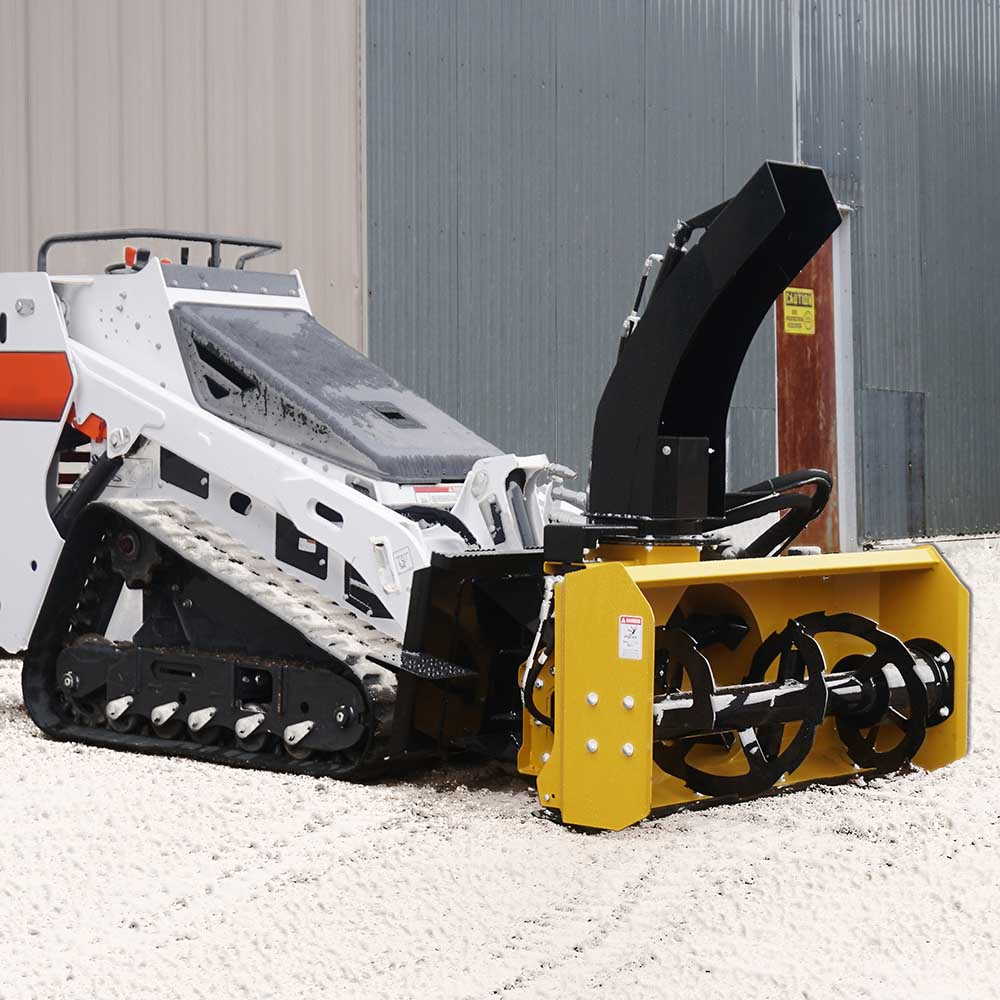 Hitch Doc Mini Skid Steer Snow Blower | Skid Steer Solutions