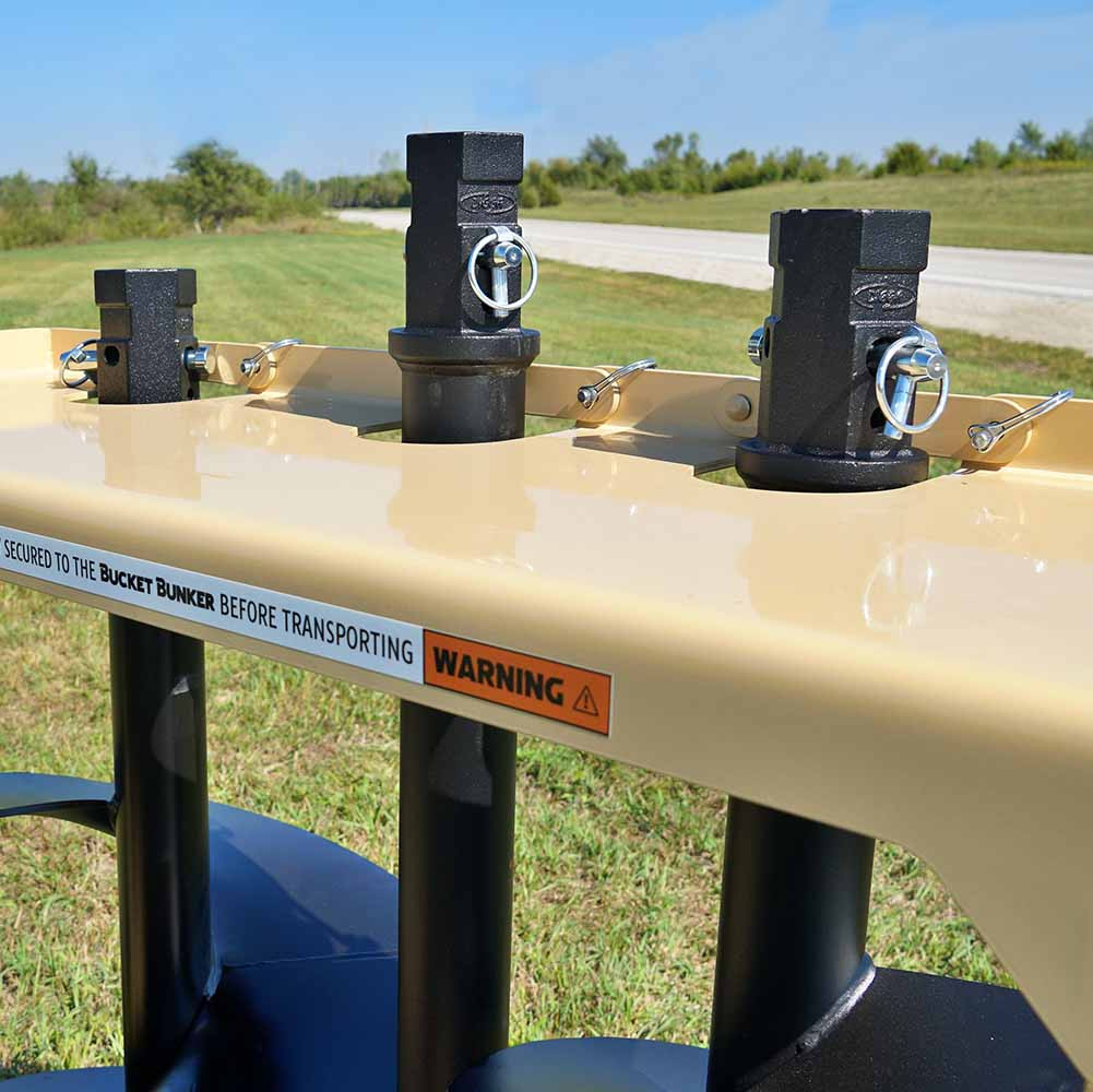 Bucket Bunker Auger Lite - Pro Rack | Skid Steer Solutions