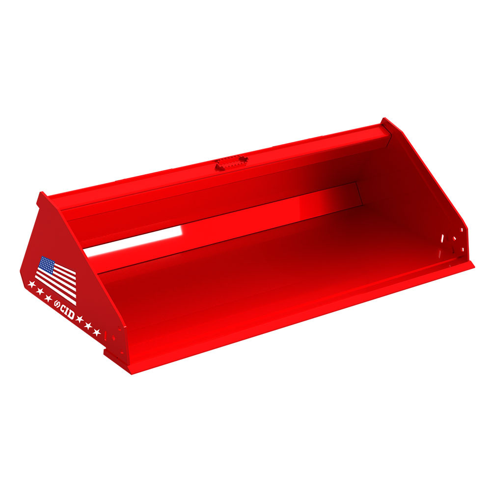 CID USA 72" Long Bottom Bucket | Skid Steer Solutions