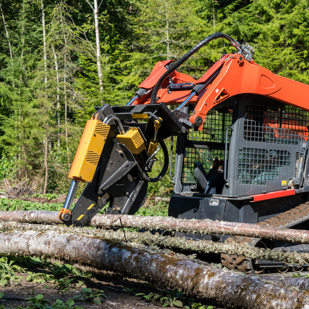 Sidney HTC Rotating Tree Shear Attachment | Skid Steer Solutions