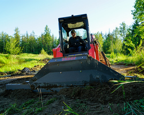 Skeer Skid Steer Grading Attachment: Photo Gallery - Skid Steer Solutions